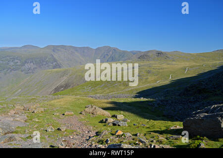 Lords Rake views on Scafell Pike Stock Photo - Alamy