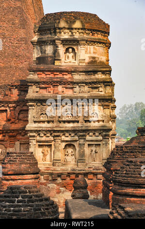 Buddhist temple ruins, Nalanda, Bihar, India Stock Photo - Alamy