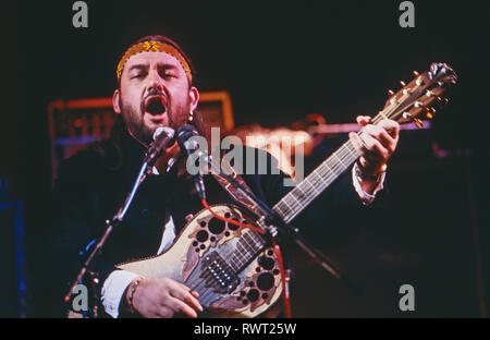 Willy Michl, bayerischer Liedermacher, in München, Deutschland 1980 ...