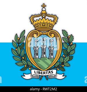 Rimini City (Italian Republic, Italy, Emilia-Romagna) map vector ...