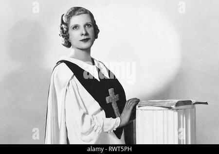 Aimee Semple McPherson, (1890-1944), Evangelist, c. 1918 Stock Photo ...