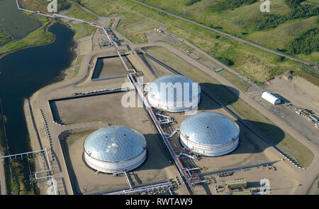 Enbridge Pipeline terminal Hardisty, Alberta Stock Photo - Alamy