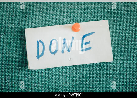 Tick and location pin Stock Photo - Alamy