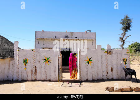 typical house in the thar desert Stock Photo - Alamy