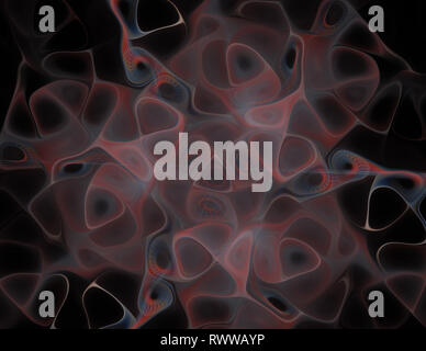 Stylized images of flowers and intersecting spiral lines. The infinity ...