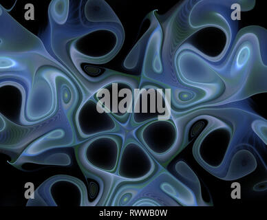 Stylized images of flowers and intersecting spiral lines. The infinity ...