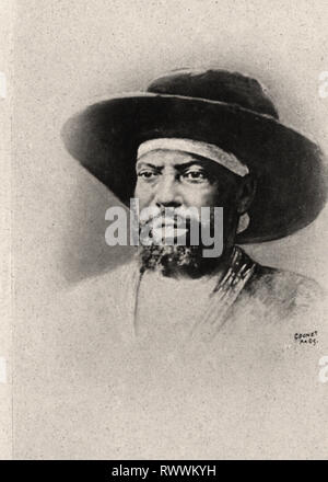 Photographic portrait of Menelik, empereur d'Abyssinie Stock Photo - Alamy