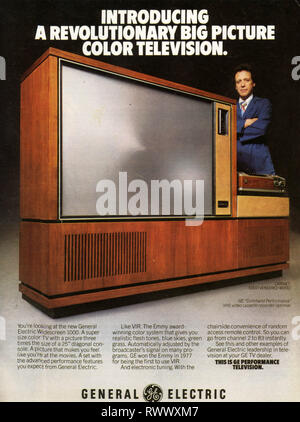 1970s USA General Electric Magazine Advert Stock Photo - Alamy