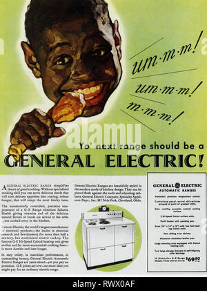 1930s USA General Electric Magazine Advert Stock Photo - Alamy
