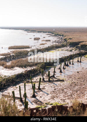 Fingringhoe wick nature reserve outside landscape background space open ...
