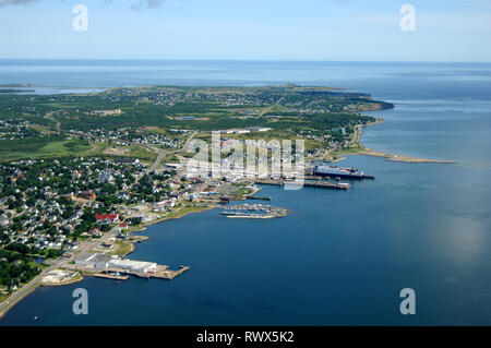aerial, harbour, North Sydney, Nova Scotia Stock Photo - Alamy