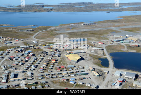aerial, Rankin Inlet, Nunavut Stock Photo - Alamy