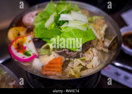Hotpot in Taiwanese style. Hot pot is one of the most common street ...