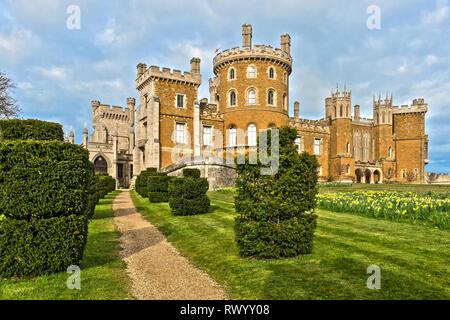 Belvoir Castle, an English stately home; seat of the Dukes of Rutland ...