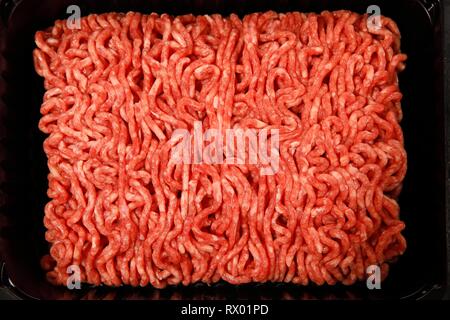 Fresh, minced meat ground beef, on white background Stock Photo - Alamy