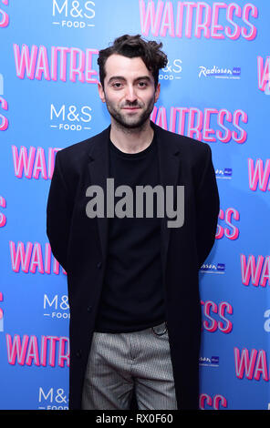 Marc Antolin attending the opening night of Waitress at the Adelphi ...