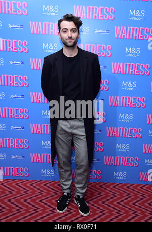 Marc Antolin attending the opening night of Waitress at the Adelphi ...