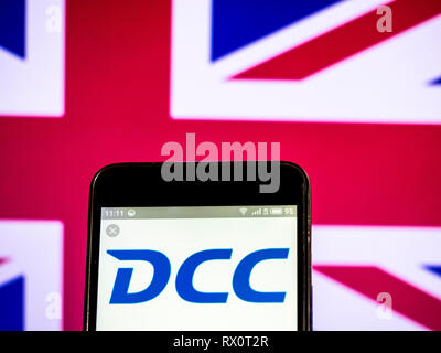 DCC plc company logo seen displayed on smart phone Stock Photo - Alamy