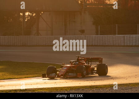 Ferrari driver Sebastian Vettel of Germany steers his car during the ...