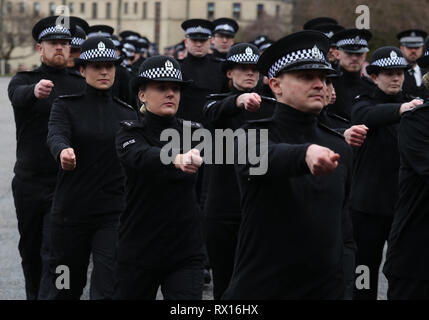The latest recruits to join Police Scotland during their passing out ...