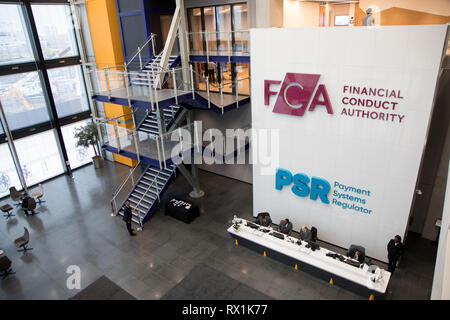 The new UK Financial Conduct Authority headquarters office building at ...