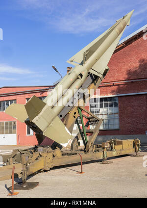 Launch of a military anti-aircraft missile Stock Photo - Alamy