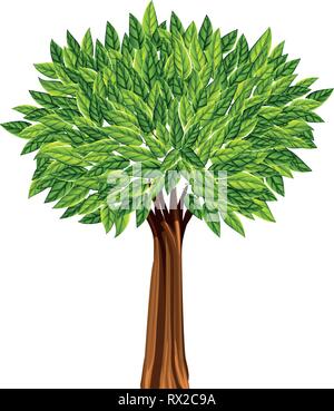 Lone tree clipart, illustration vector Stock Vector Image & Art - Alamy