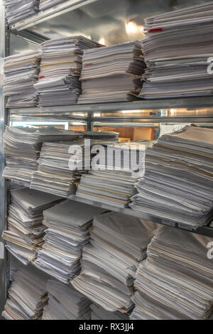 many file stacks are stored in one archive Stock Photo - Alamy
