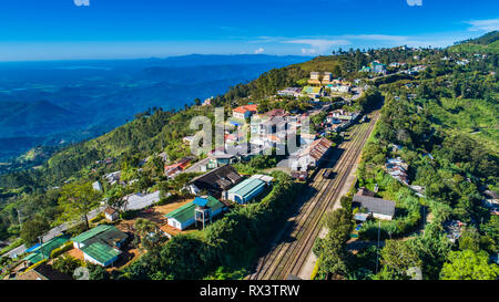Town of Haputale, Badulla District, Uva Province, Sri Lanka, Asia Stock ...