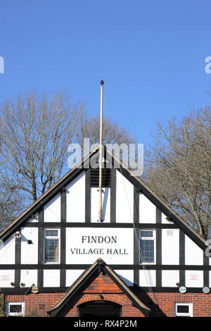 Findon Village Hall West Sussex England UK Stock Photo - Alamy