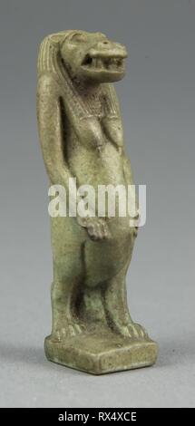 Ancient Egyptian. Amulet of the Goddess Tawaret (Thoeris) in Profile ...