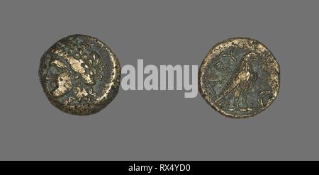 Coin Depicting the God Apollo, 320/200 BC, Greek, Ancient Greece ...