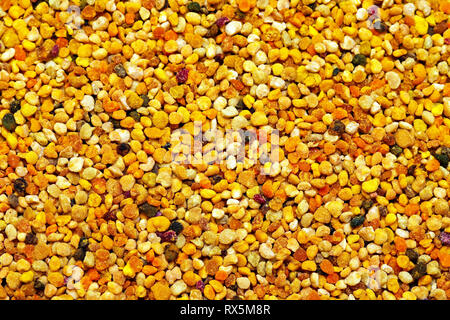 Big bunch of bee pollen granules texture Stock Photo - Alamy