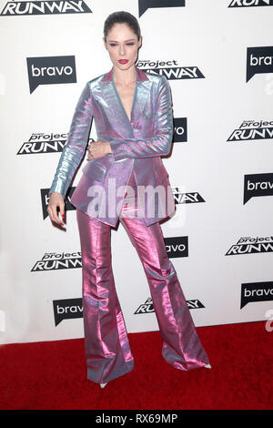 Coco Rocha attending the Bravo Reality-Show 'Project Runway' premiere ...