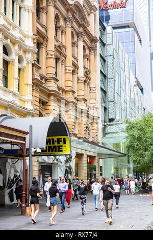 Jb Hifi and high street shops in Parramatta city centre,Western Sydney ...