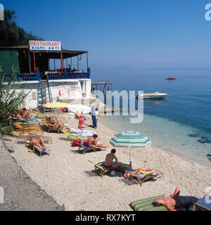 Strand auf Korfu Stock Photo - Alamy
