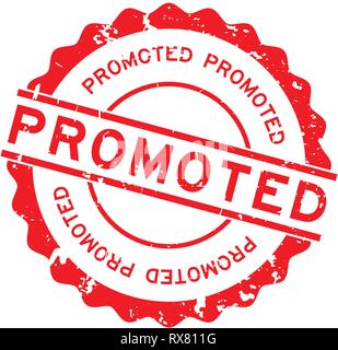 Promoted Rubber Stamp Seal Vector Stock Vector Image & Art - Alamy