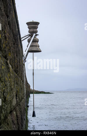 Time and Tide Bell, Stone Jetty, Morecambe by artist Marcus Vergette ...