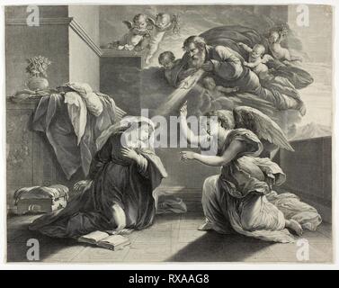 Nicolas Poussin - the Annunciation Stock Photo - Alamy