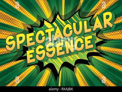 Spectacular Treatment - Vector illustrated comic book style phrase on ...