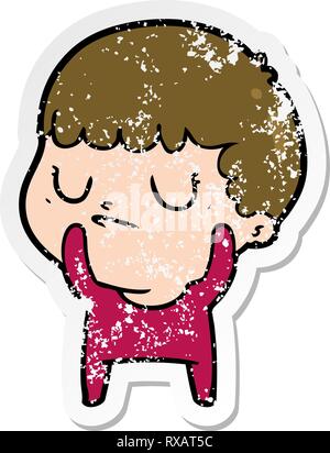 Cartoon stick man illustration of grumpy business man businessman ...