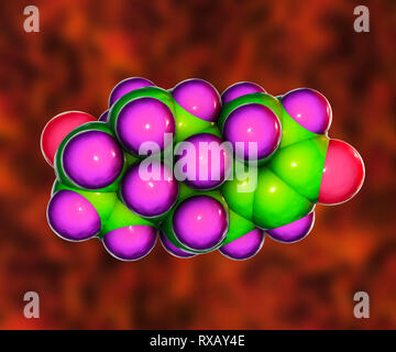 Testosterone hormone, molecular model Stock Photo - Alamy