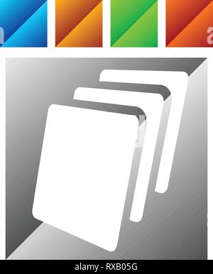 Sheets icon, Sheets of paper or other material Stock Vector Image & Art ...