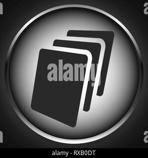 Sheets icon, Sheets of paper or other material Stock Vector Image & Art ...