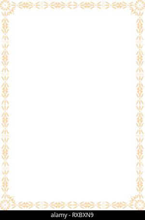 Ornamental frame with filigrane linear details. Vector illustration eps ...