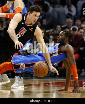 Oklahoma City Thunder's Danilo Gallinari plays during an NBA basketball ...