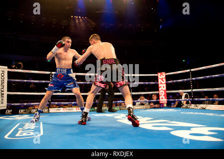 Boxing - Light Heavyweight Title - Chris Finnegan v John Frankham Stock ...
