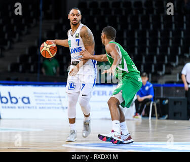 Karlsruhe, Germany. 09th Mar, 2019. Orlando Isaiah Parker (Lions) in ...