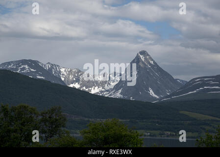 Balsfjord is a mountainess arctic district in Northern Norway with 1855 ...