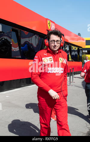 Barcelona, Spain. 28th February, 2019. #20 Kevin Magnussen, Haas F1 ...